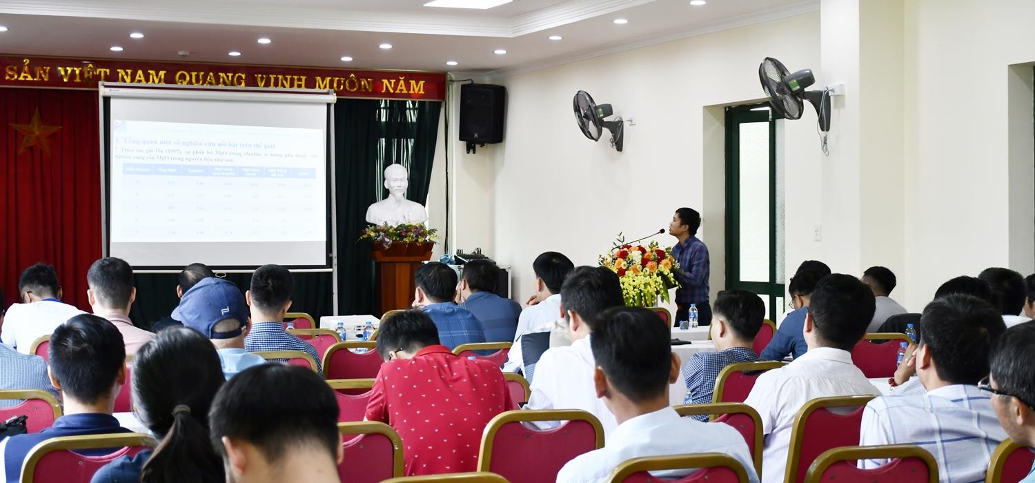 HỘI THẢO KHOA HỌC “SỬ DỤNG ĐÁ VÔI CHẤT LƯỢNG THẤP ĐỂ SẢN XUẤT CLANKE XI ...